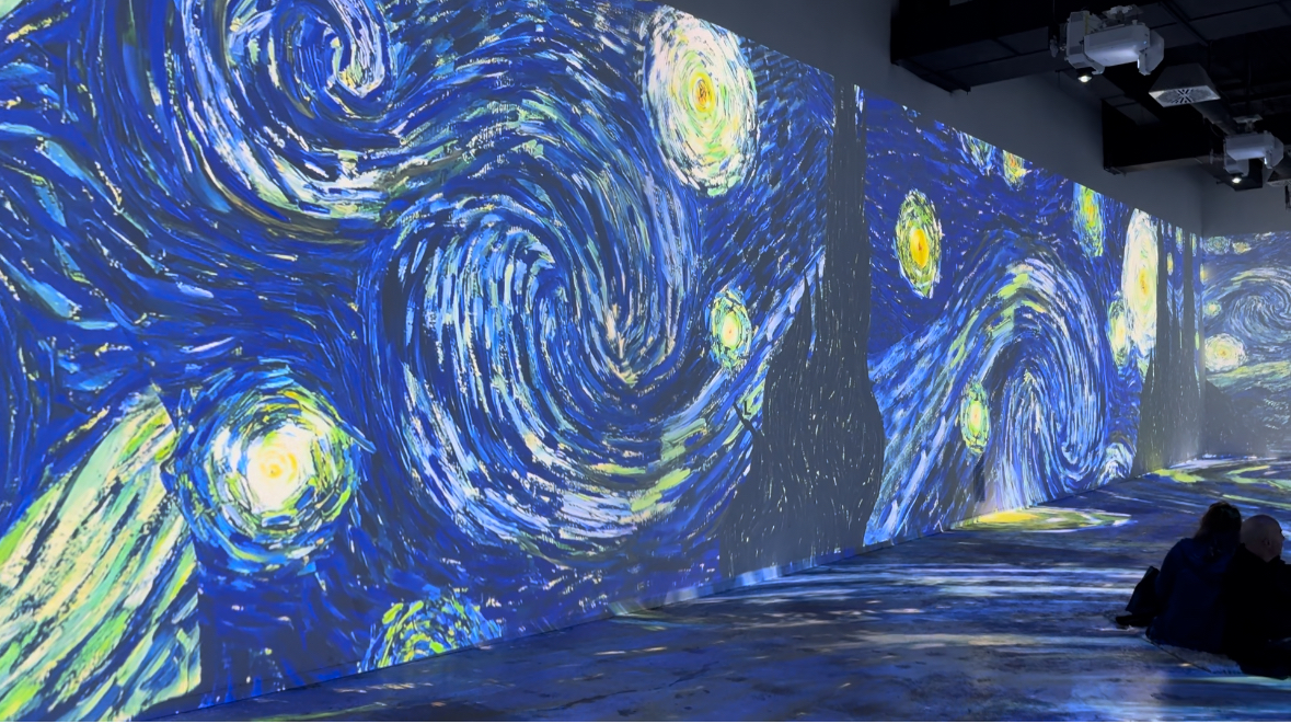 Dentro la notte stellata di Van Gogh, la mostra immersiva a Roma - Zeta